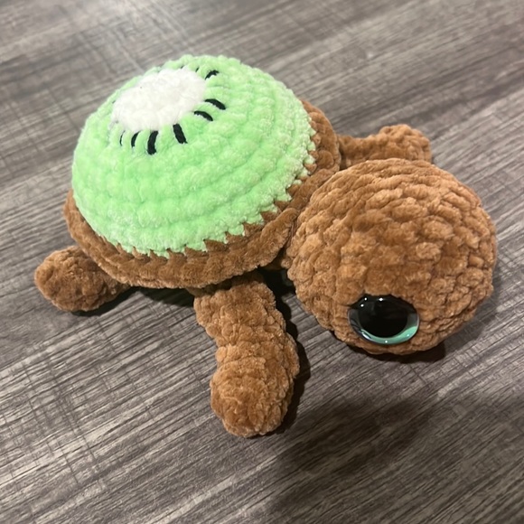 Toys | Handmade Crochet Kiwi Turtle | Poshmark